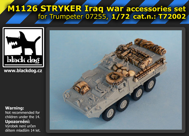 1:72 M1126 STRYKER Iraq War for Trumpeter 07255, 7 resin parts | MN modelář
