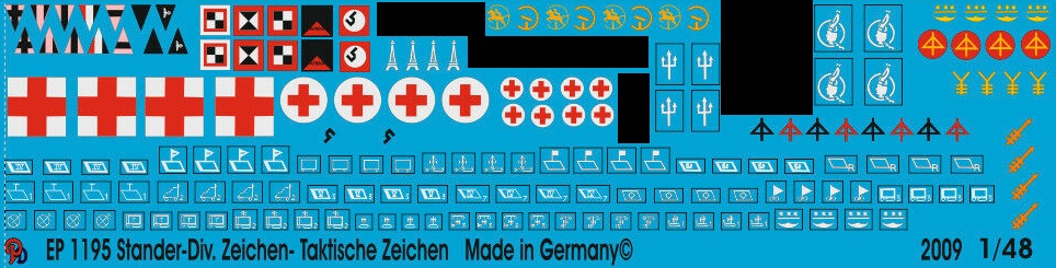 German Divisional Signs, Vehicle Stander And Tactical Markings After ...