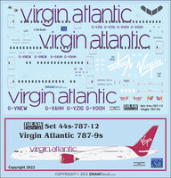 Boeing 787-9 Dreamliner - Virgin Atlantic Draw Decal -44-787-12