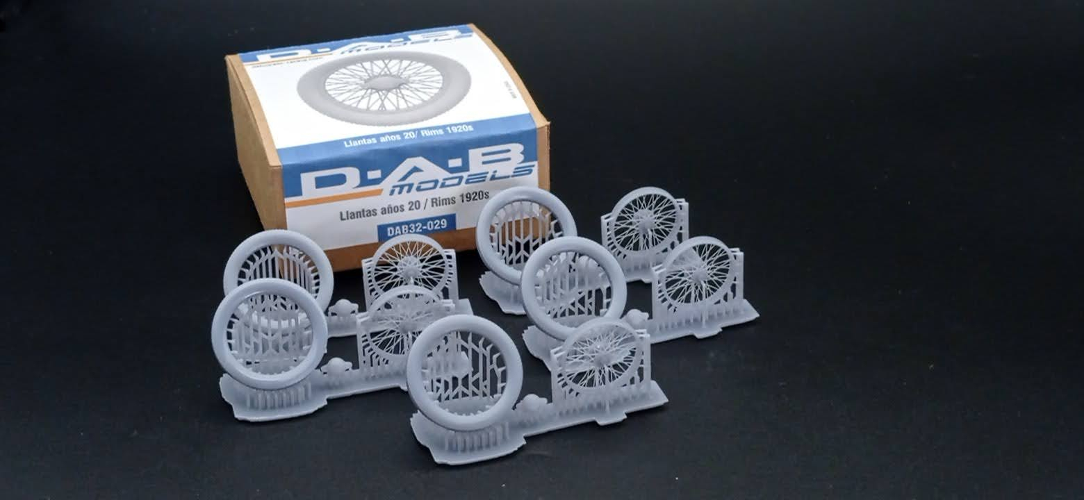 Wire Rims (1920) DAB Models 32-029