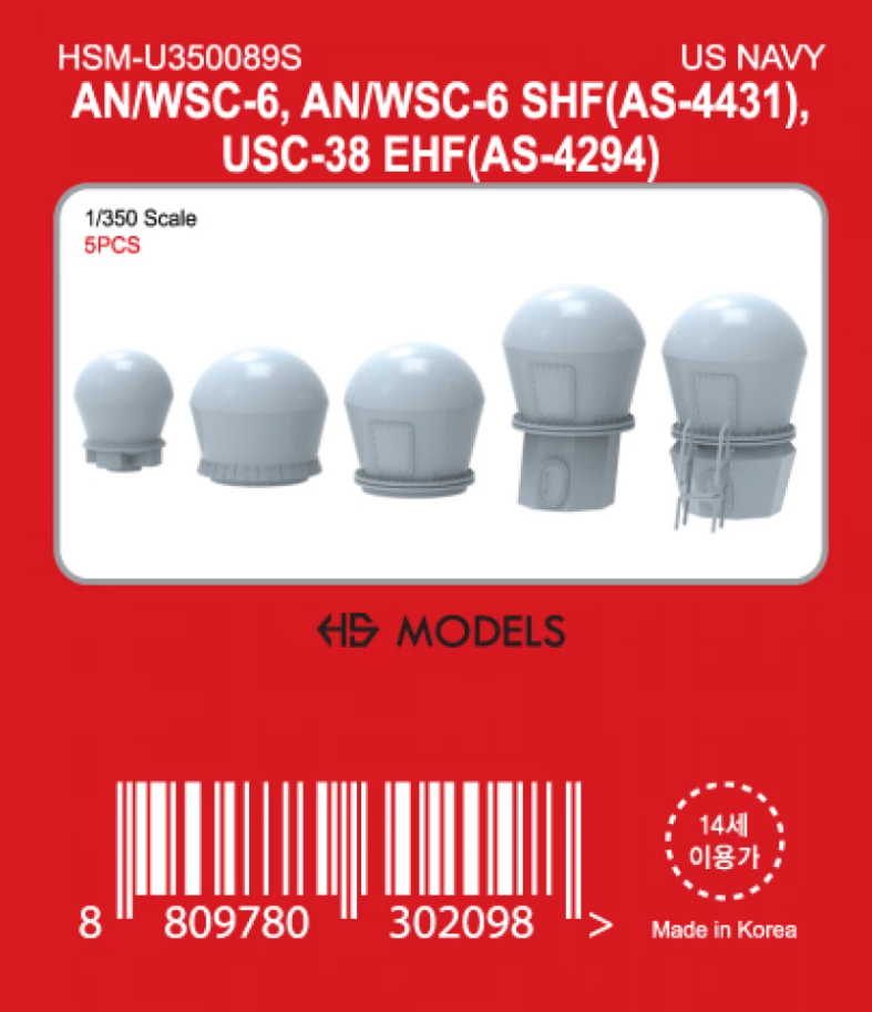 US Navy AN/WSC-6, ANWSC-6 SHF(AS-4431) and USC-38(AS-4294) HS MODELS ...