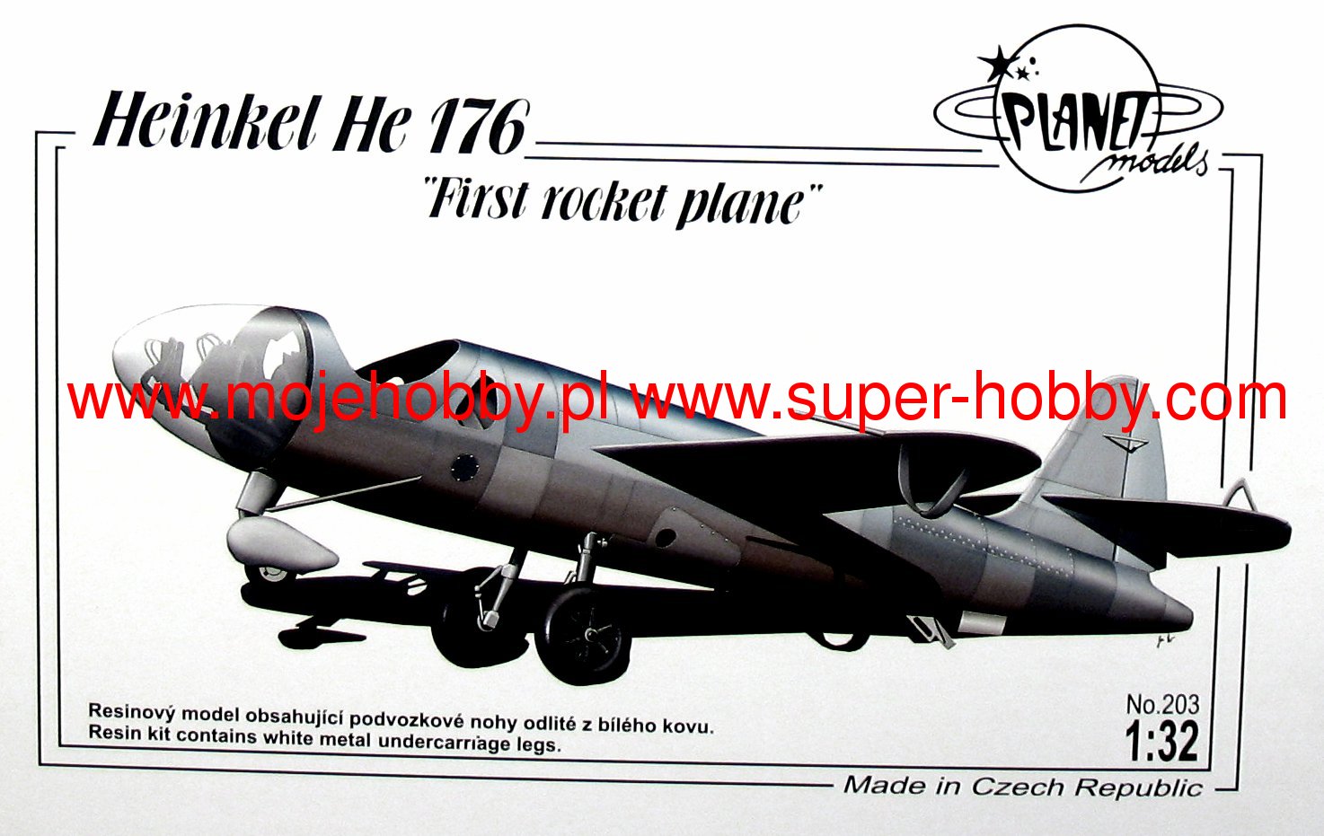 Heinkel He 176 "First Rocket Plane" Planet Models 203