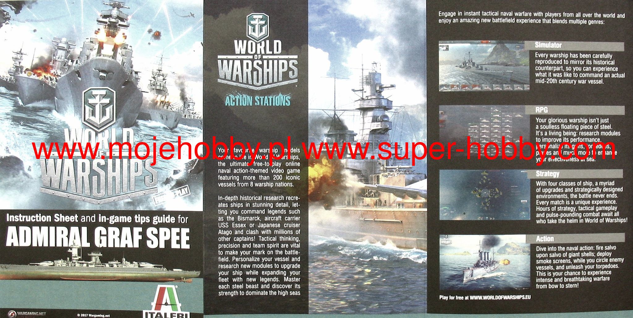 World of Warships - Admiral Graf Spee - Action Stations Italeri 74003