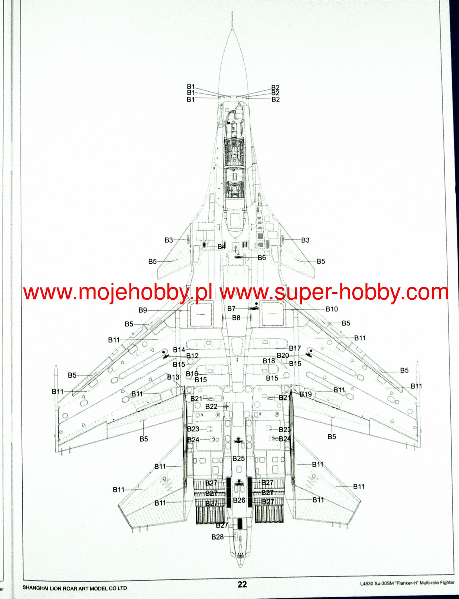 Su-30SM "Flanker-H" Multi-Role Fighter Lion Roar -L4830