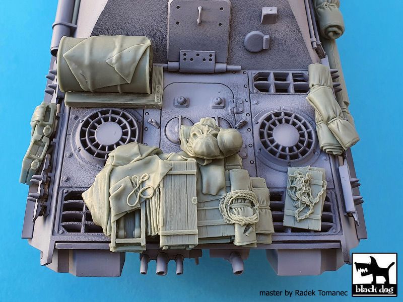 Jagdpanther accessories set for Tamiya Black Dog -T35230