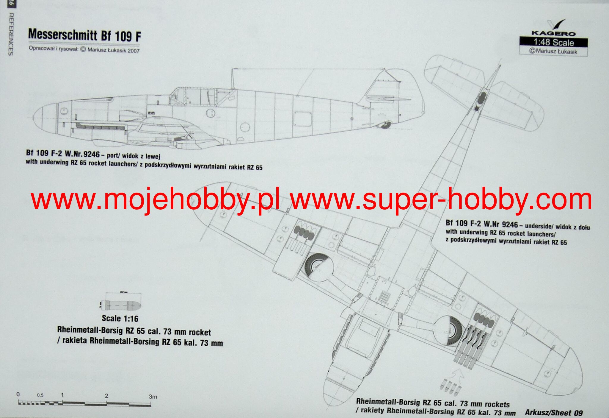 25002 - Messerschmitt Bf 109 F-2 (Decals In 1/72, 1/48 Included) Kagero ...
