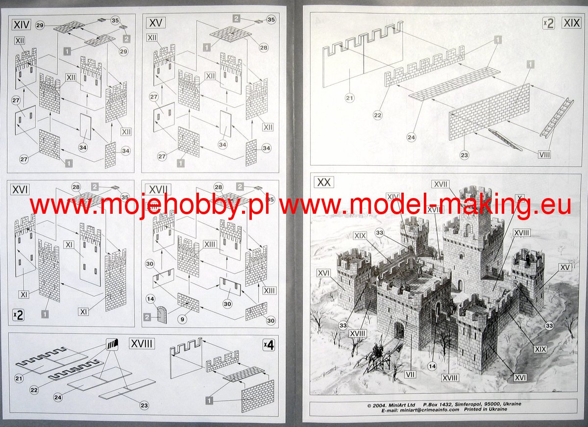 Medieval Castle MiniArt 72005