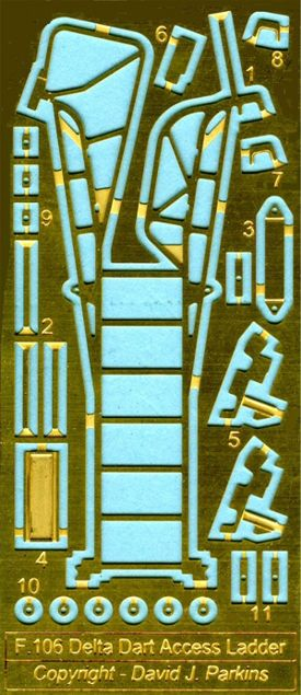 Convair F-106 A Delta Dart Ladder (for Trumpeter kits) Flightpath UK ...