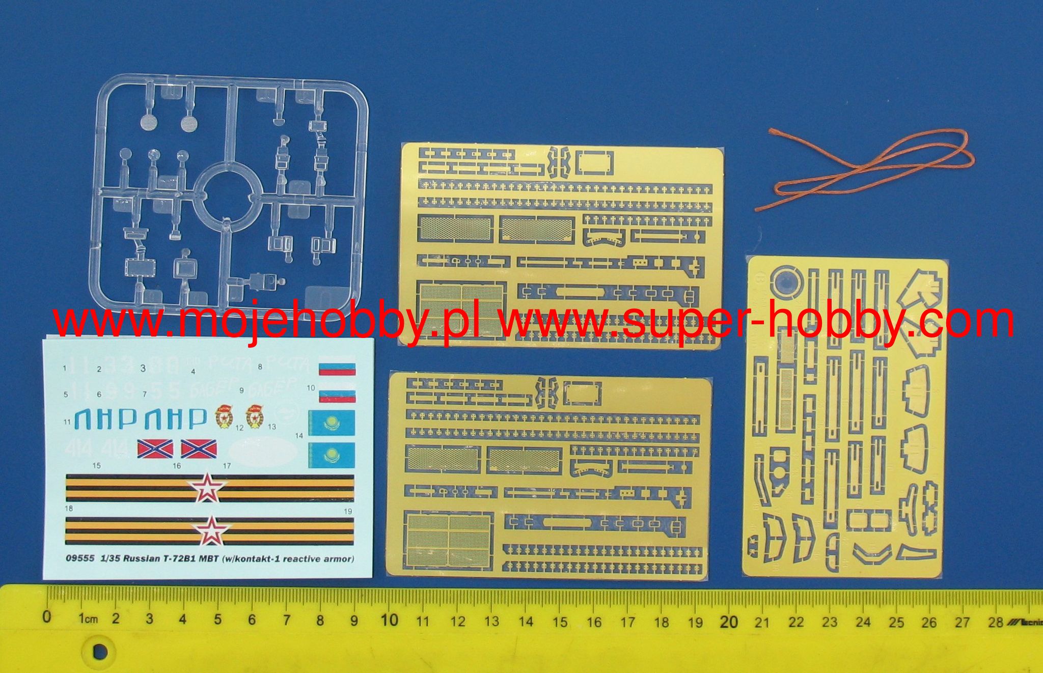 T-72B1 MBT (w/kontakt-1 reactive ) Trumpeter 09555