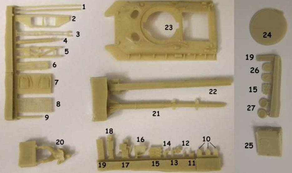 Kilshon Sherman Model Miniature -R051