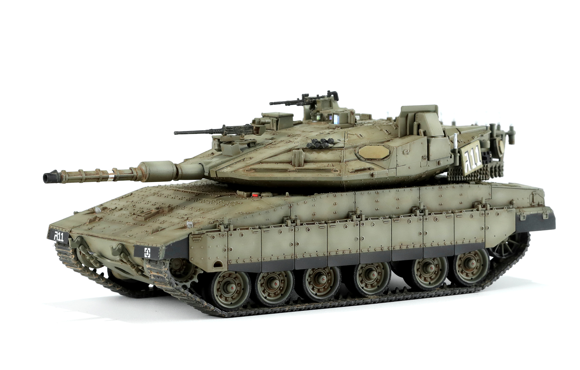 Israeli Main Battle Tank Merkava Mk.4M w/Trophy Active Protection ...