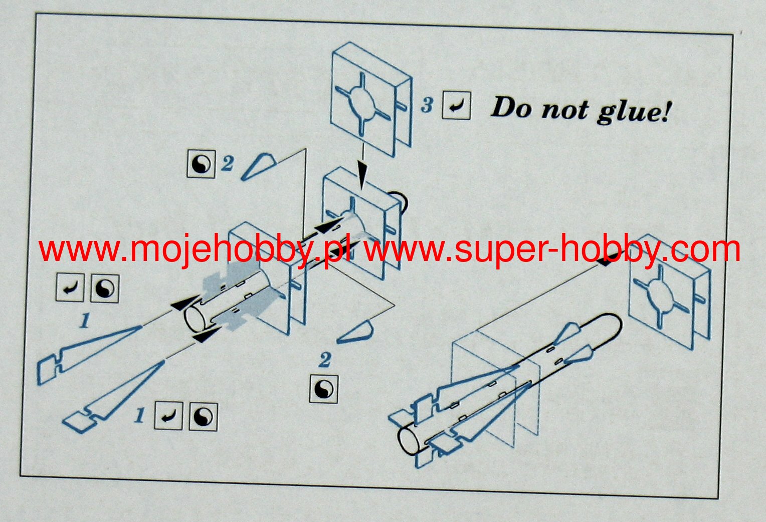 2 x RB27 AIM-26B Falcon incl. fin alignment tool Maestro Models -K4844