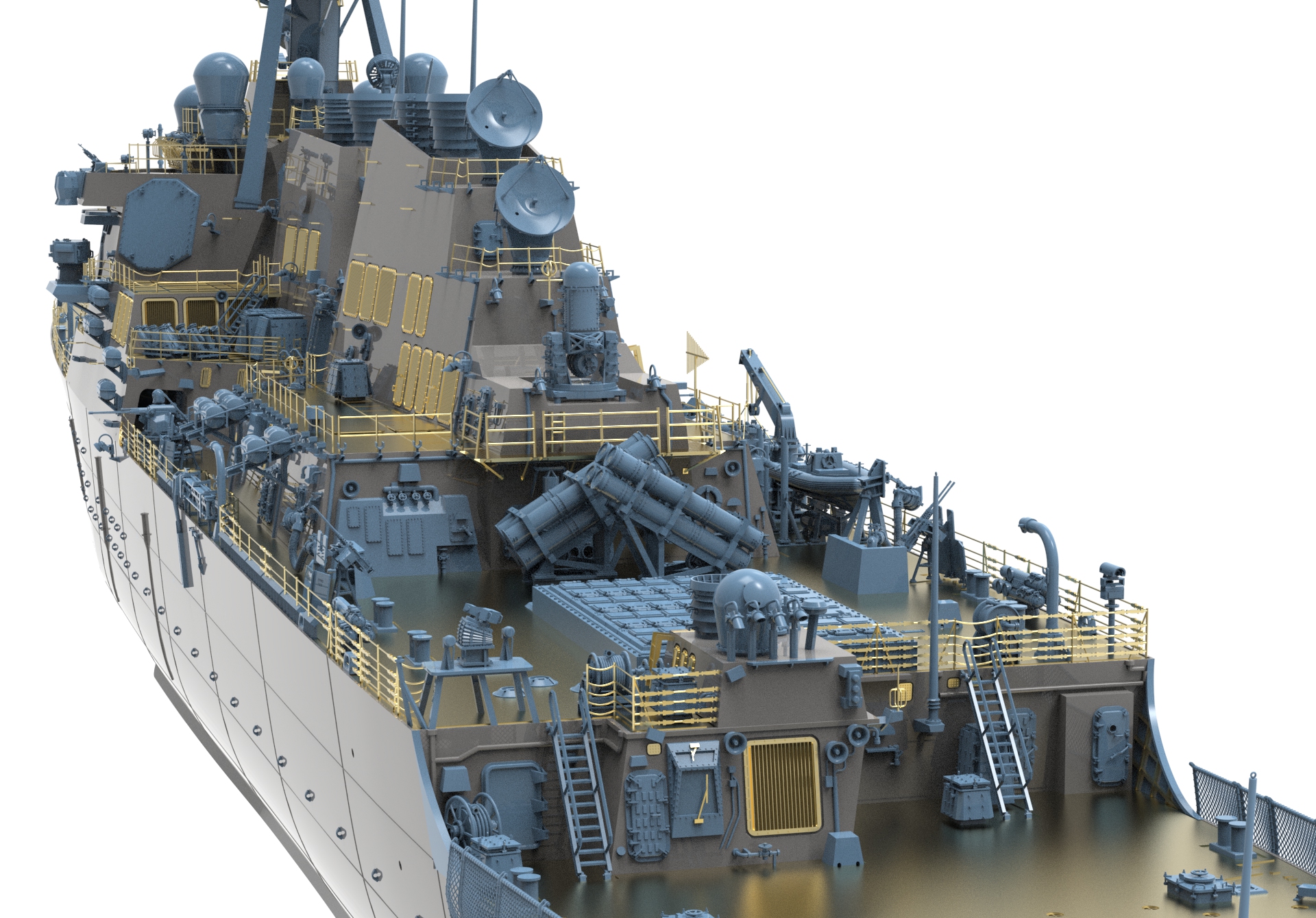 USS Curtis Wilber (DDG-54) - Upgrade Full Set (for I Love Kit kits) HS ...