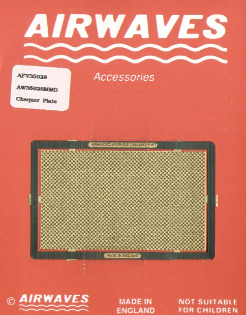 Chequer Plate Universal Airwaves -C35028