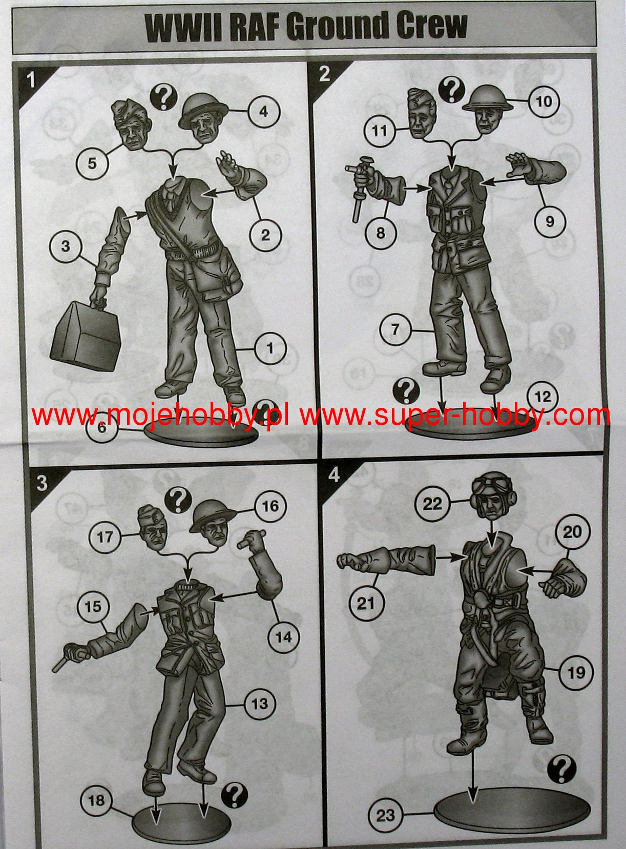 WWII RAF Ground Crew Airfix 04702