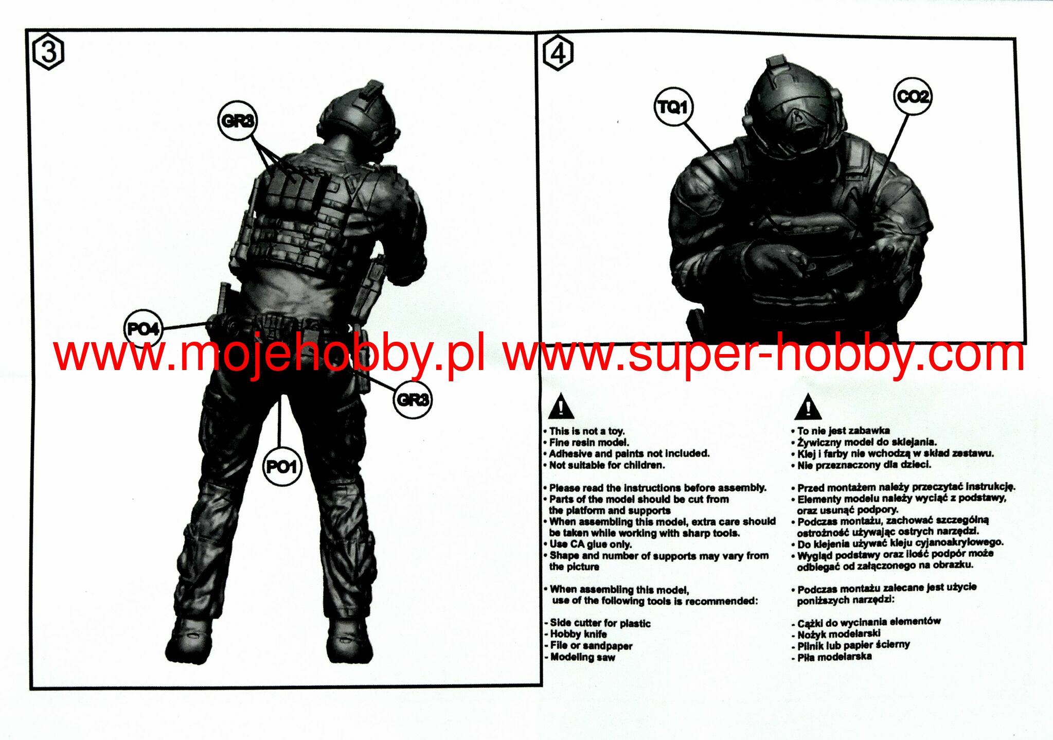 Modern Nato Cqb Operator GG Simulations models -OPB1