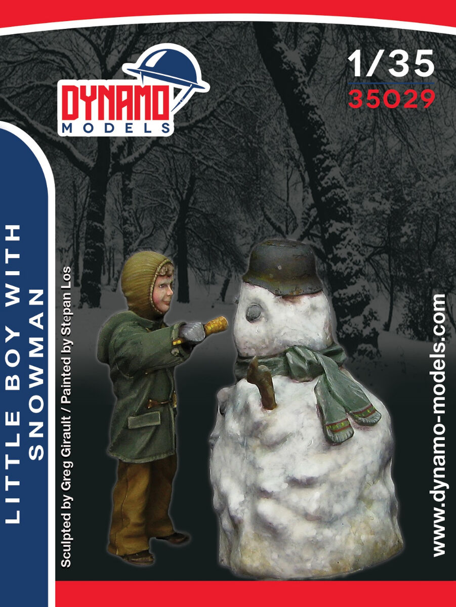 Little Boy With Snowman Dynamo-Models -35029