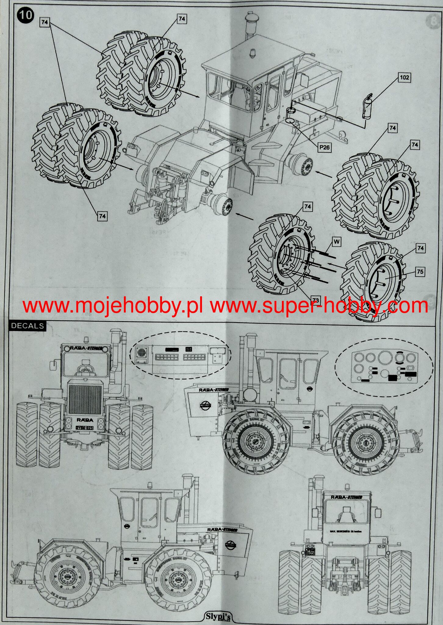 Raba-Steiger 250 Twin Wheels Version Balaton Modell -BM2410