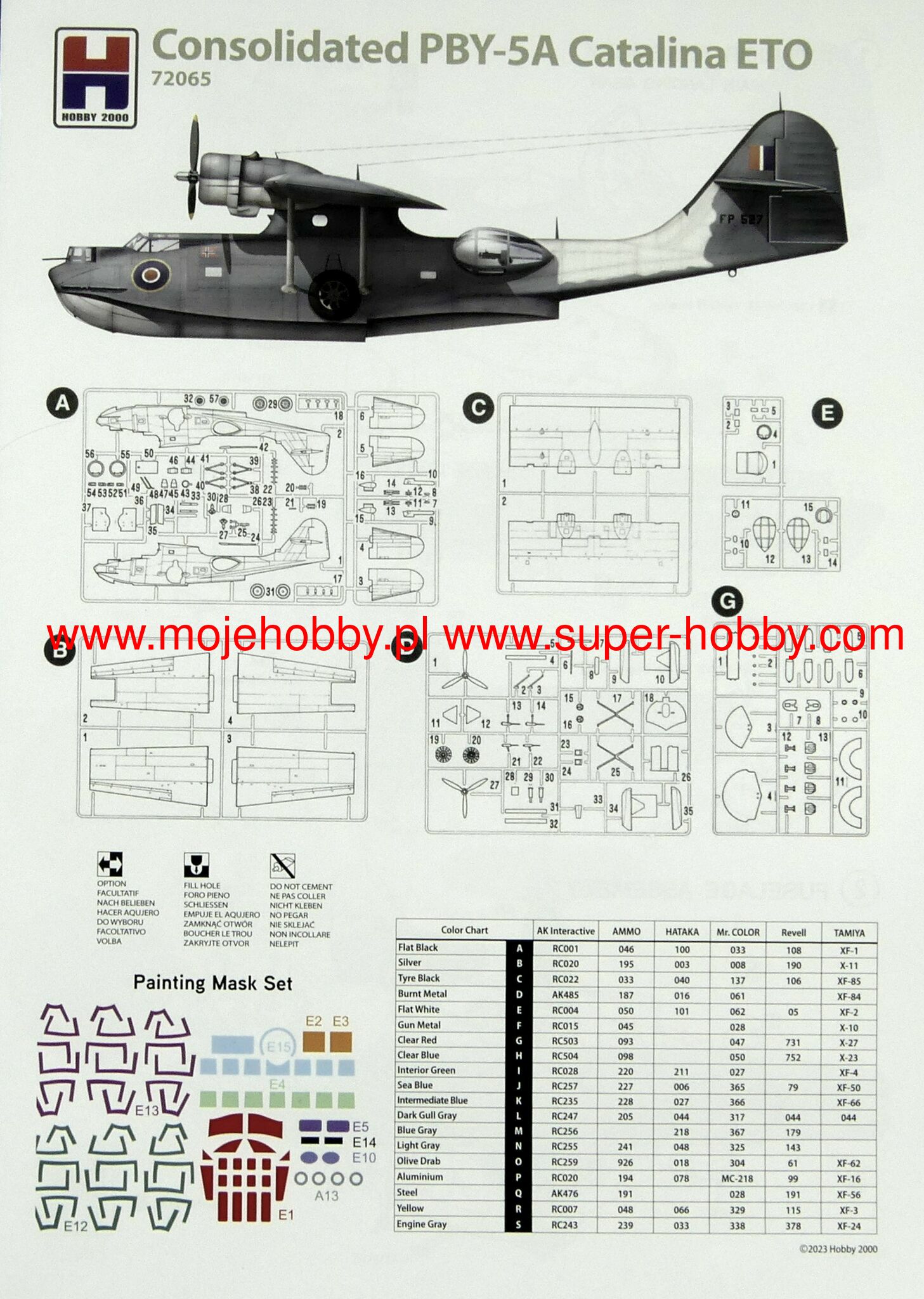 Consolidated PBY-5A Catalina ETO Hobby 2000 72065