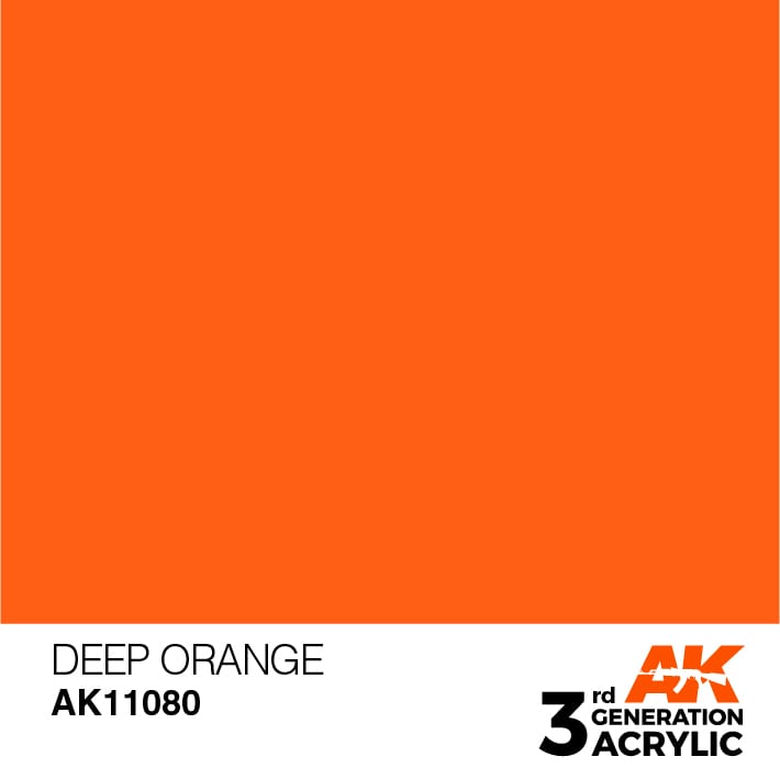 AK 11080 Deep Orange AK-Interactive -11080