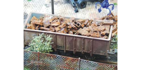 Industrial Scrap Rusty (75 g) Juweela -28187