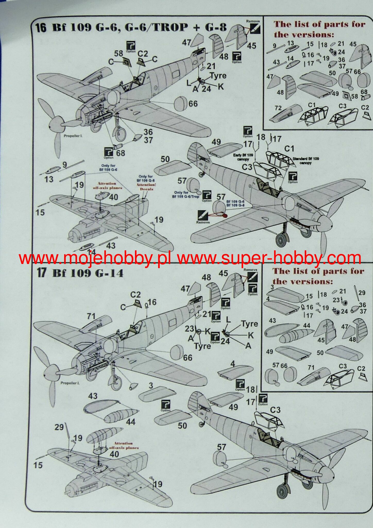 Messerschmitt Bf 109 G-6 With WGr.21 AZ-Model 7862