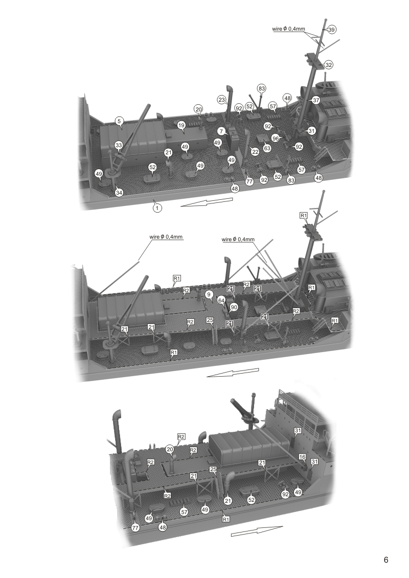 'Uckermark' 1942 ex 'Altmark' - German Supply Ship NIKO MODEL -7125