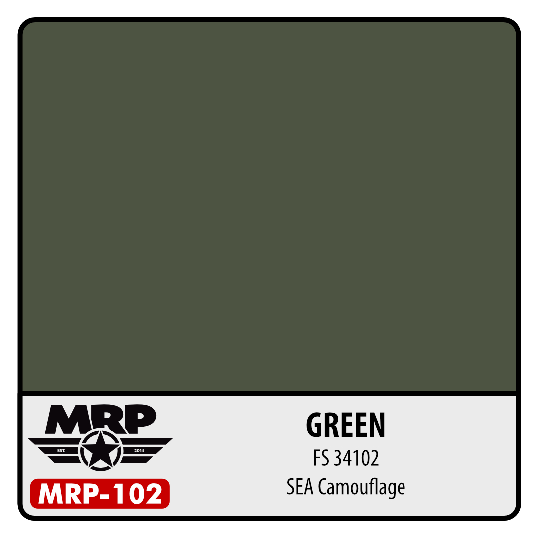 MRP-102 SEA Camo Green (FS 34102) MR.PAINT -102