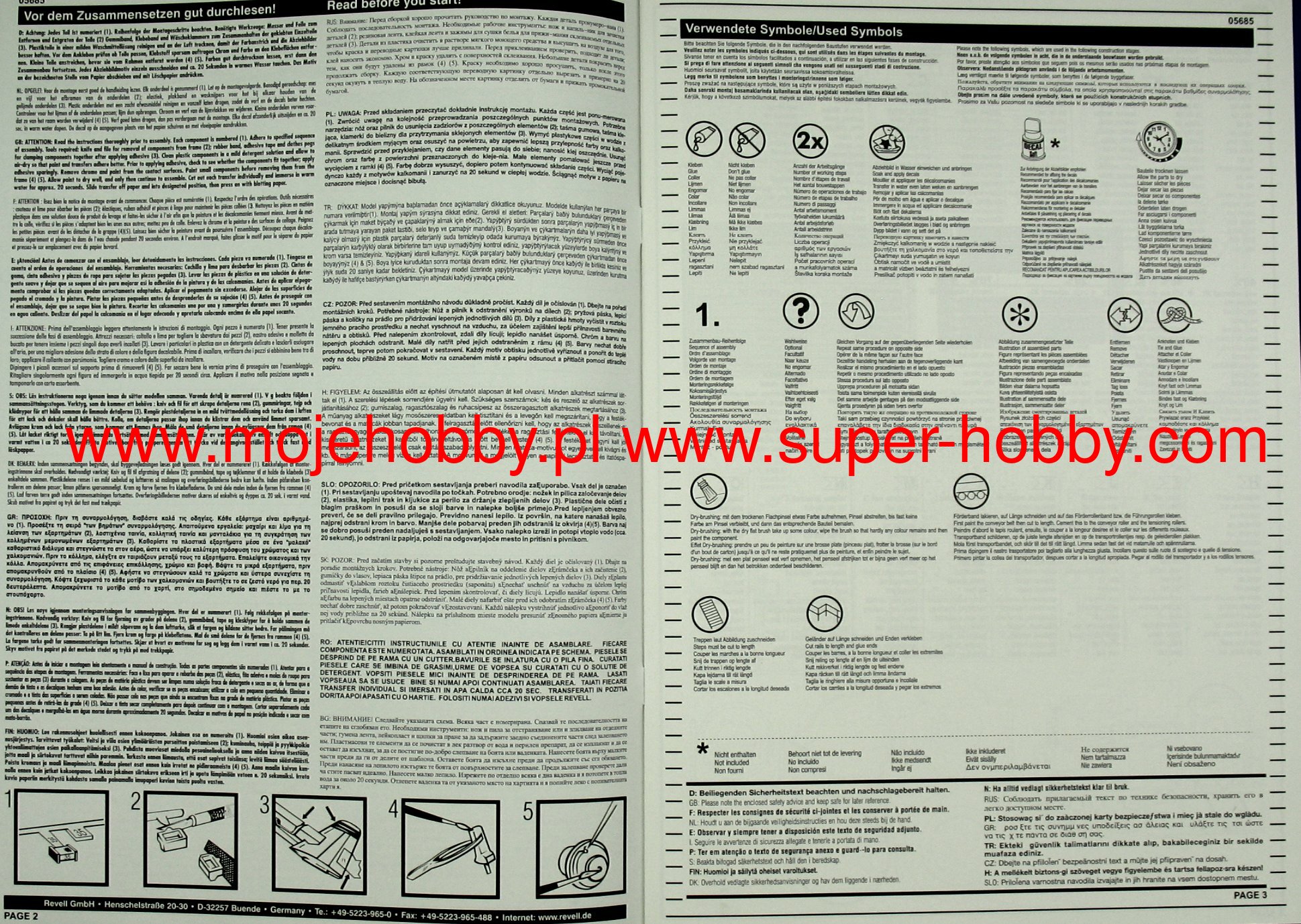 Bucket Wheel Excavator Schaufelradbagger 289 Model Set Revell 05685