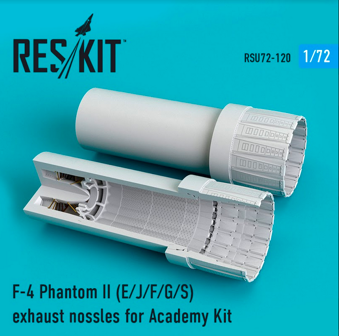 F-4 Phantom II E/ J/ F/ G/ S exhaust nossles for Academy Kit RES/KIT ...