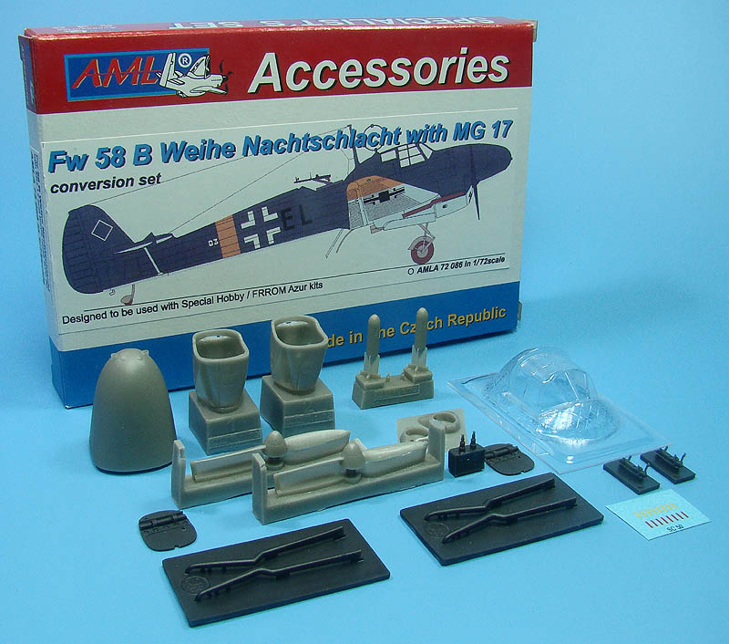 Focke-Wulf Fw-58 B Nachtschlacht with MG 17 (for Azur, Fromm and ...