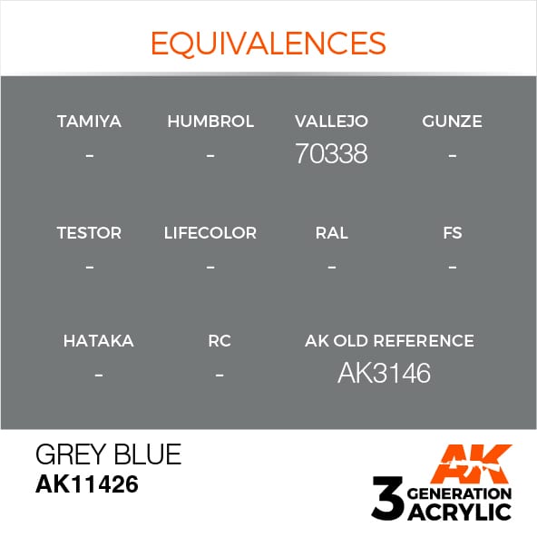 AK 11426 Grey Blue AK-Interactive -11426