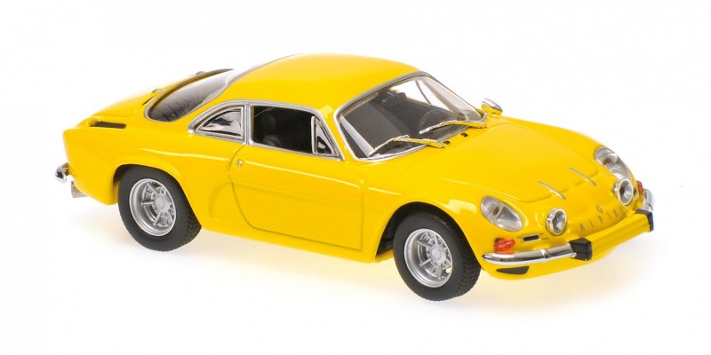 Renault Alpine A110 1971 (yellow) - Die-cast model - Minichamps 940113601