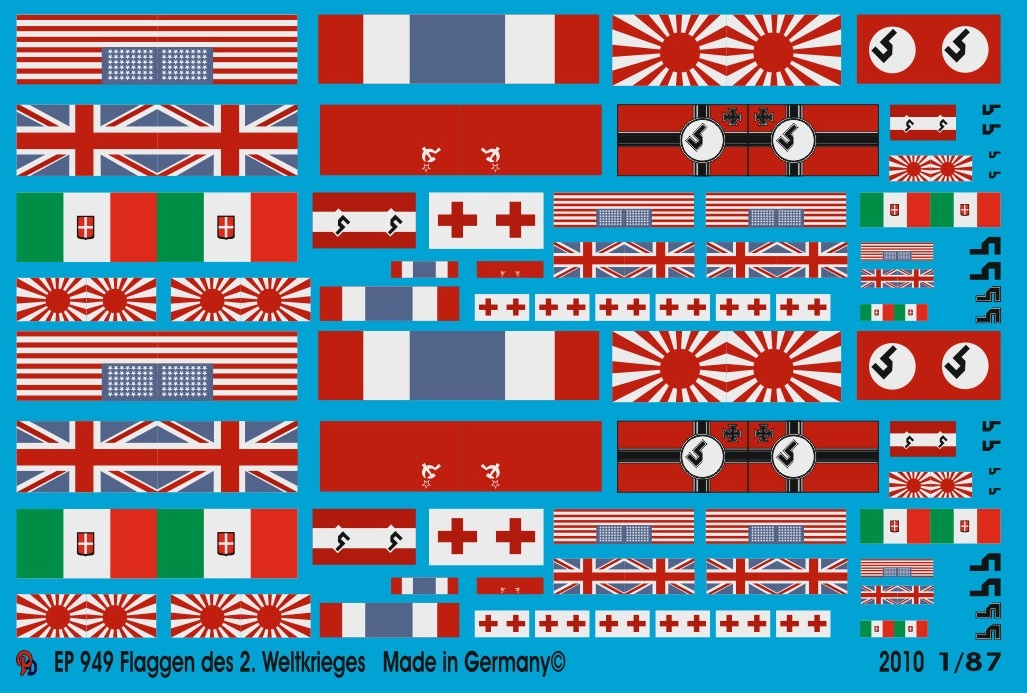 Flags Of The World War II Peddinghaus-Decals 0949
