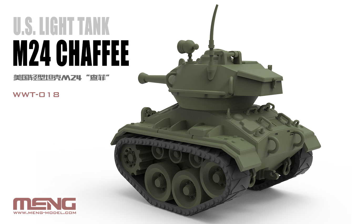 US Light Tank M24 Chaffee Meng Model -WWT018