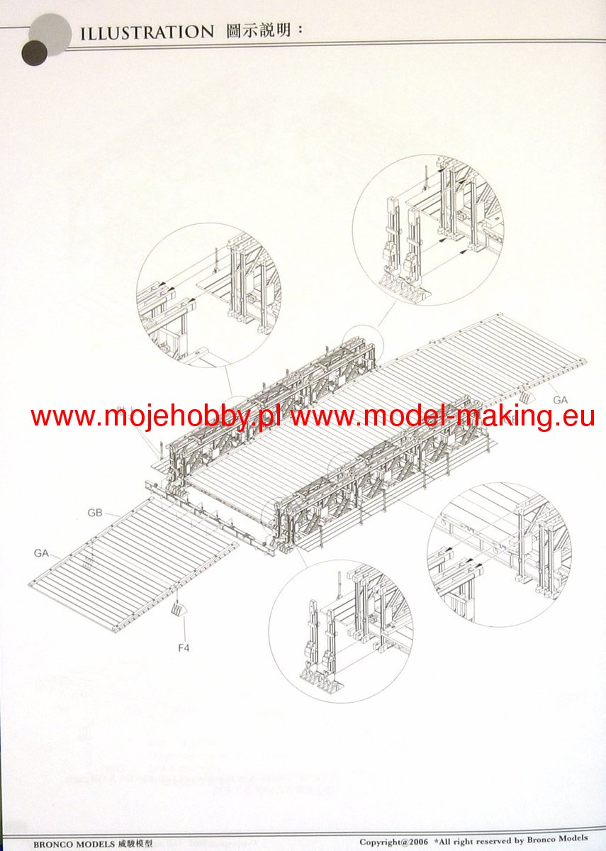 WWII Allied Bailey Bridge Type M2 Bronco CB35012