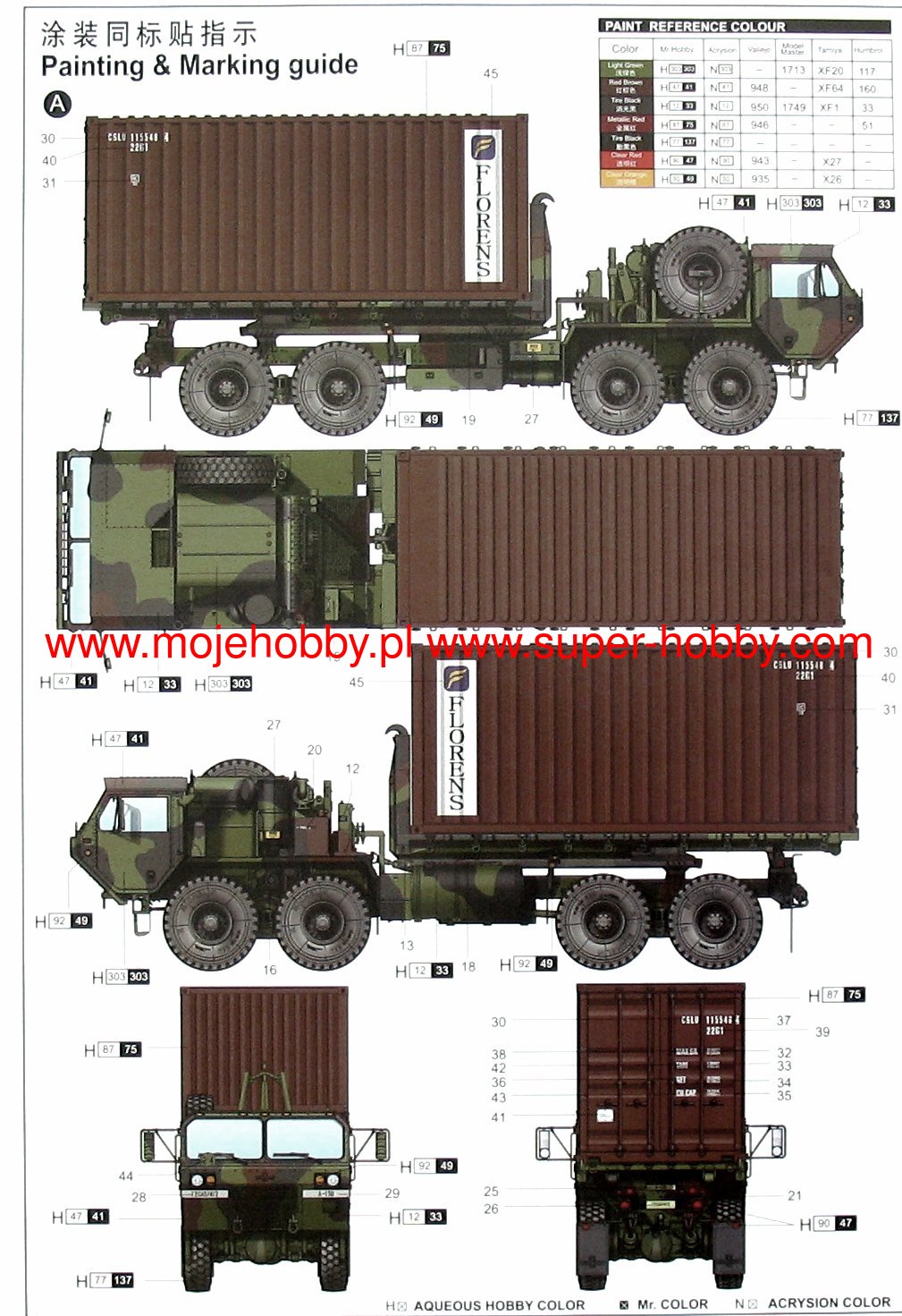 M1120 HEMTT Load Handing System (LHS) Trumpeter 01053