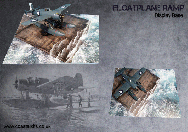 1:144 Floatplane Ramp 210 x 148mm Coastal kits S107-144
