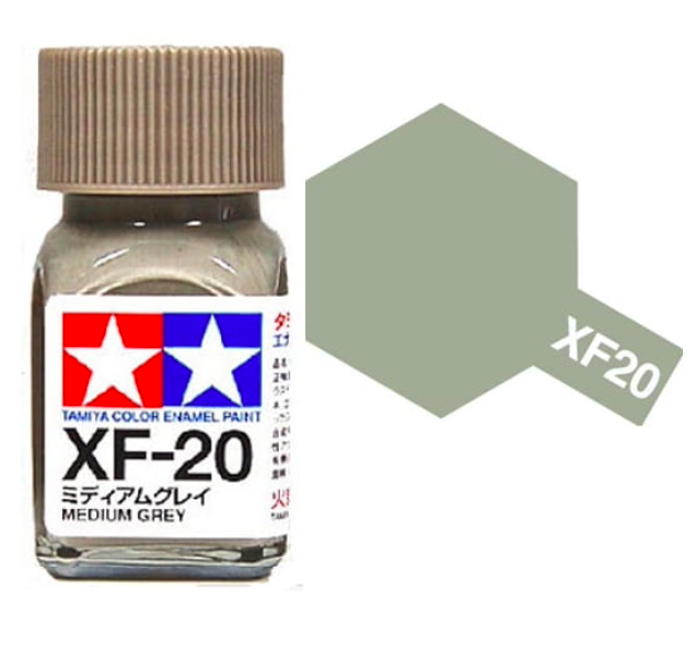Enamel XF-20 Medium Grey Matt Tamiya 80320
