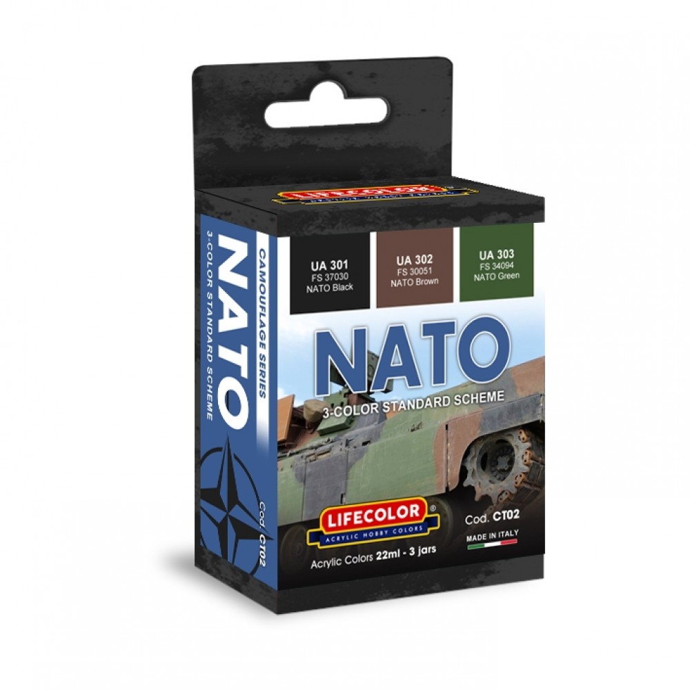 CT02 NATO Standard Scheme - CAMOUFLAGE SET Life Color -CT02