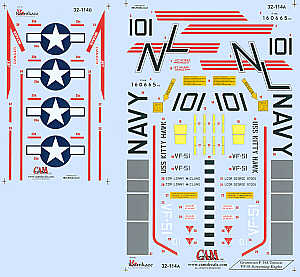 Grumman F-14 A Tomcat - 160665 NL/101 VF-51 Screaming Eagles USS Kitty ...