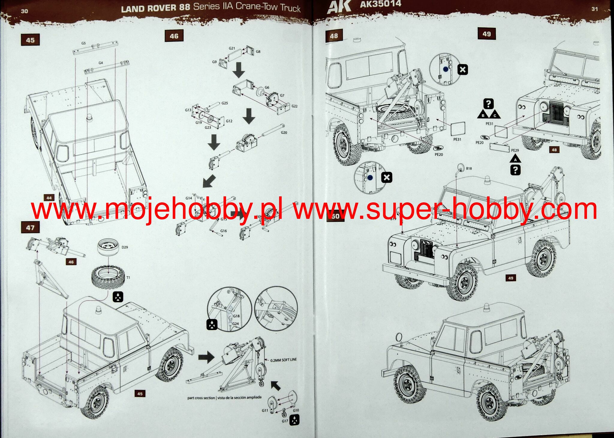 Land Rover 88 Series IIA Crane-Tow Truck AK-Interactive -35014