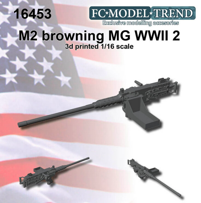 M2 Browning heavy machine gun, WWII FC ModelTrend 16453