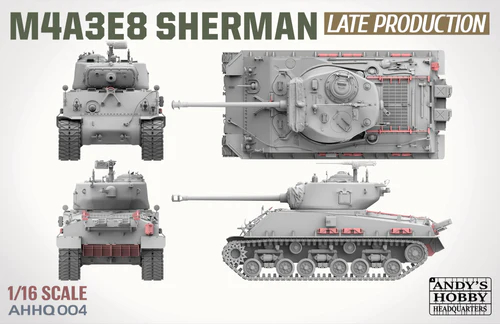 M4A3E8 Sherman Easy Eight Late WWII / Korean War Andy's Hobby Headquarters 004