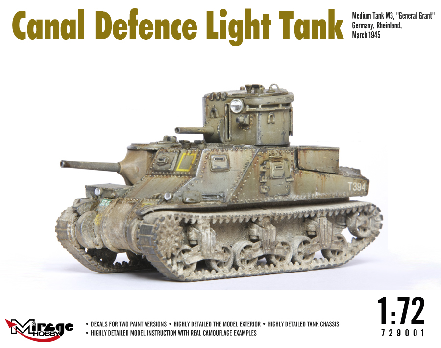'Canal Defence Light Tank' - Medium Tank M3 'General Grant CDL ...