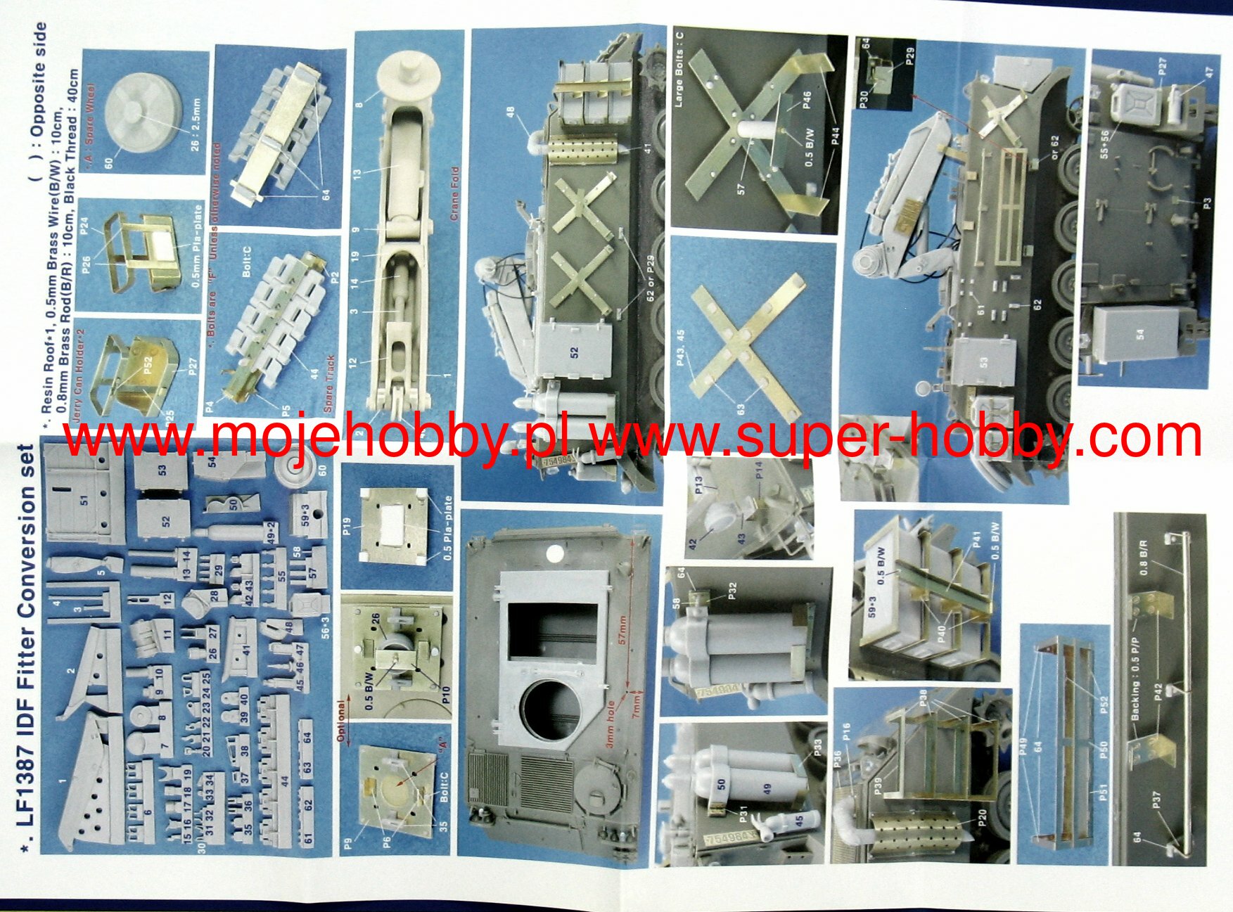 IDF Fitter Conversion set (for 1/35 M113s) Legend -LF1387