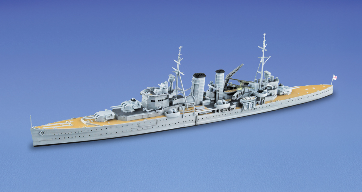 British Cruiser HMS Exeter Aoshima 05273
