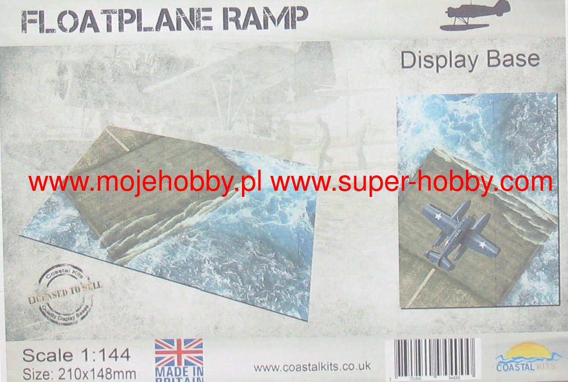 1:144 Floatplane Ramp 210 x 148mm Coastal kits S107-144