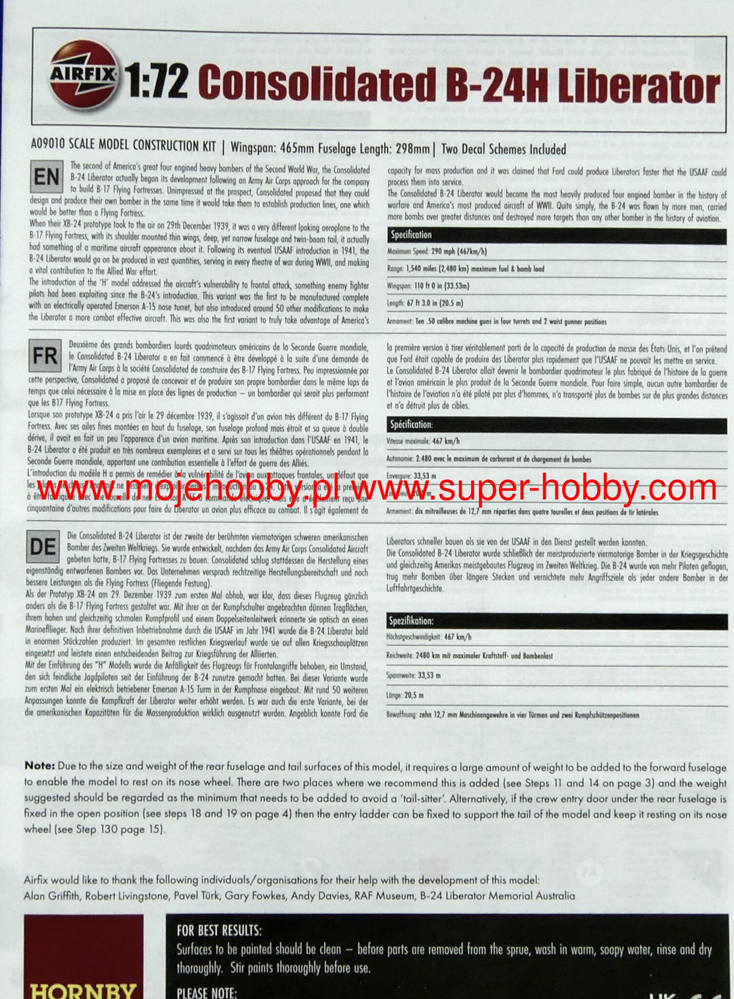 Consolidated B-24 H Liberator - New Tooling in 2024 Airfix 09010