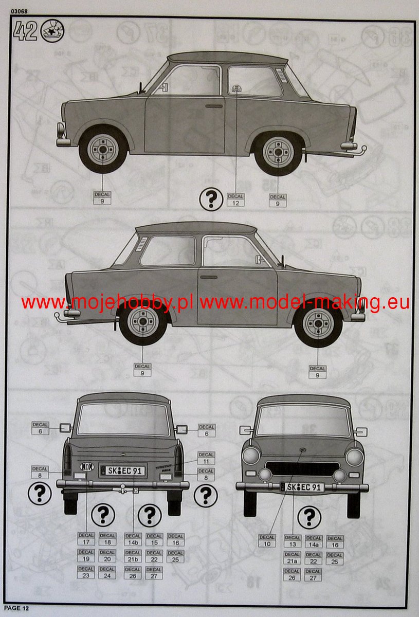 Trabant 601 Limousine Revell 07256
